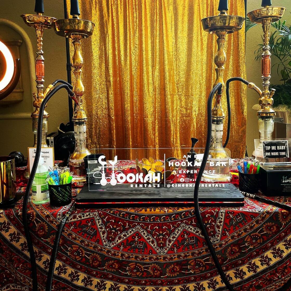 Hookah Catering Party Rental Packages | CJ Hookah Rentals