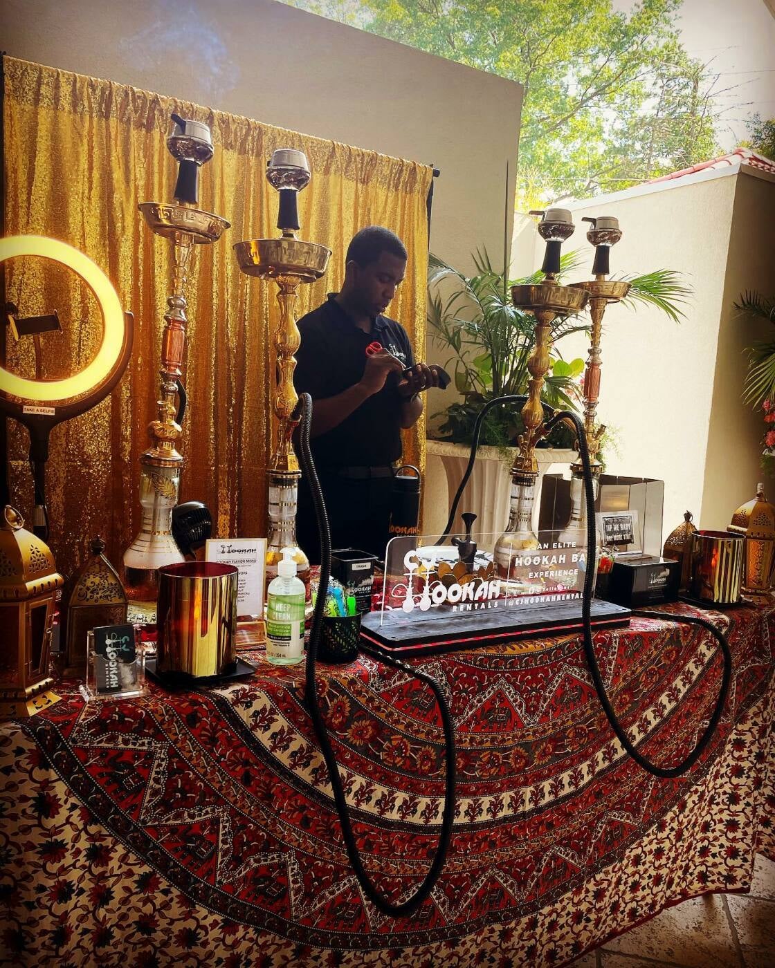 Hookah Catering Party Rental Packages | CJ Hookah Rentals